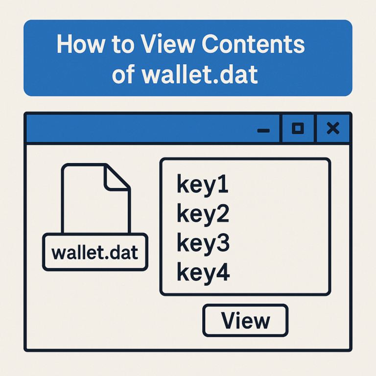 How to View and Recover Bitcoin Wallet.dat Content